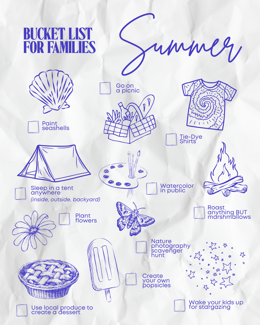 Family Summer Bucket List – 11 Fun + Easy Ways to Connect – Kortni Jeane