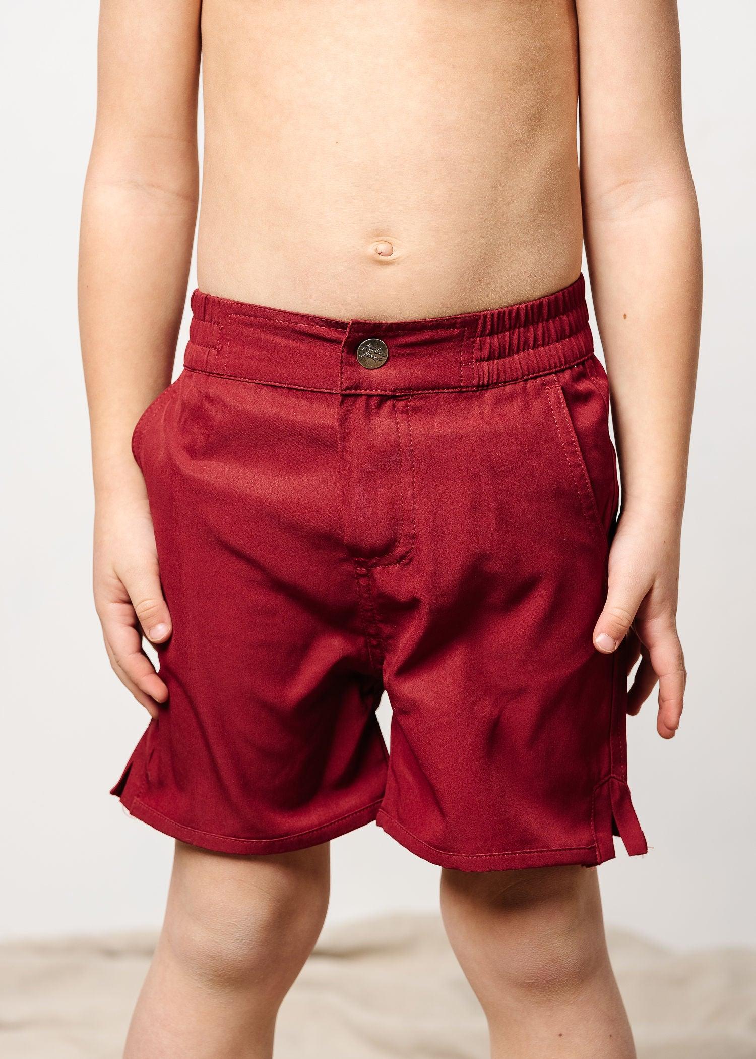 Maroon | Mini Boardies – Kortni Jeane