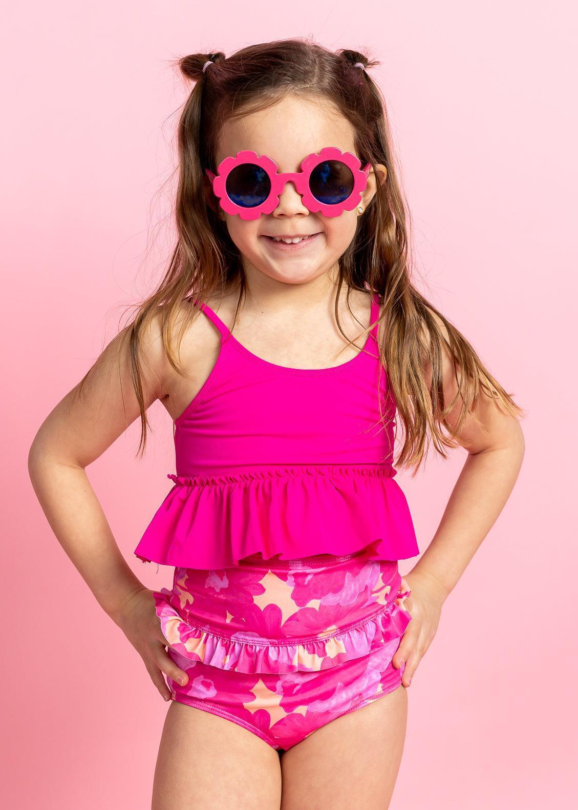 Girls Mid-Ruffle Bottoms | Kortni Jeane 🦄 | Mix n’ Match Swimsuits