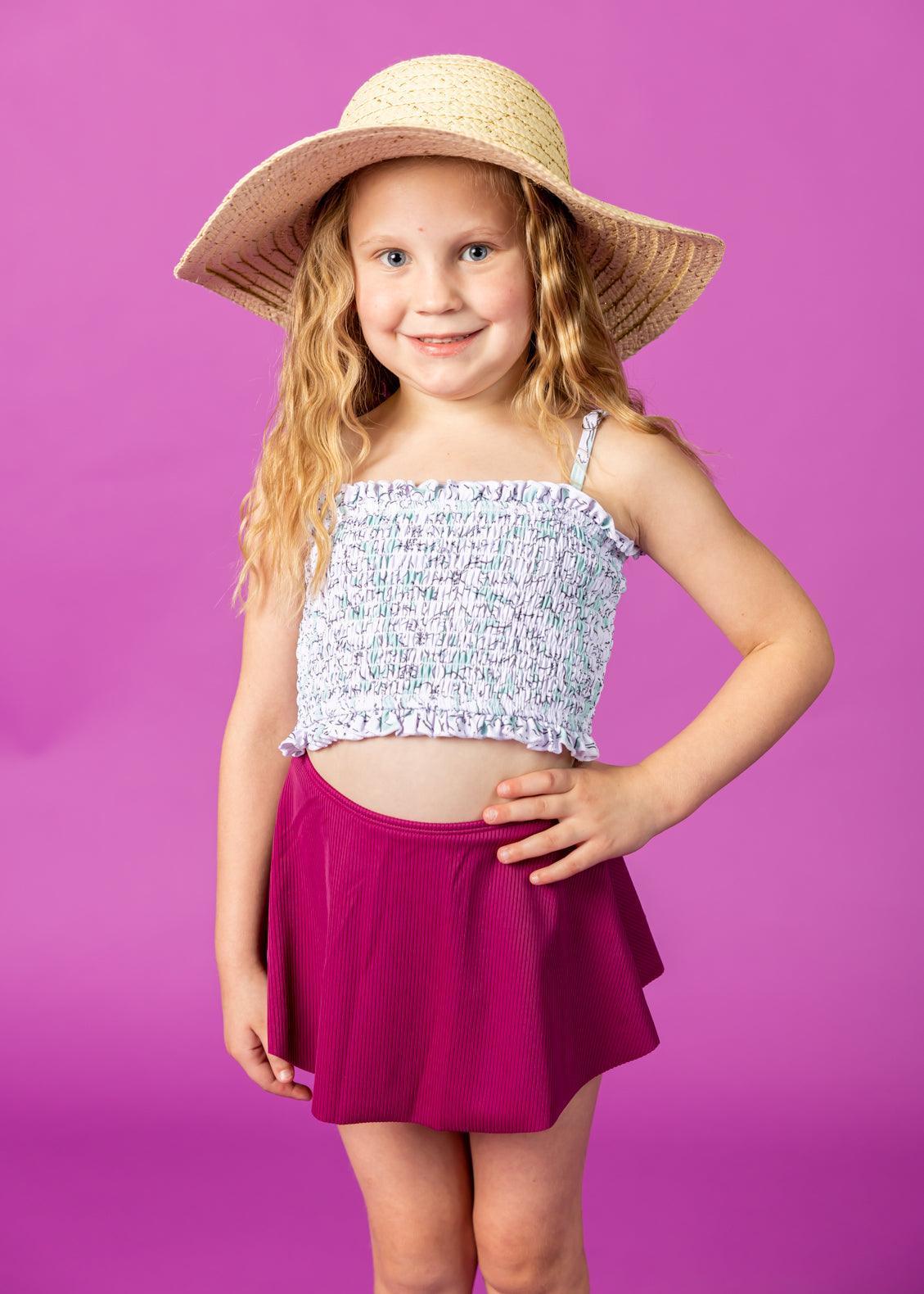 Girls Bandeau Top | Kortni Jeane 🦄 | Mix n’ Match Swimsuits